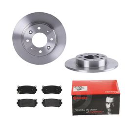 Brembo Bremsensatz-Hinterachse Bremsensatz, Scheibenbremse hinten rechts links voll 261mm f&uuml;r KIA 0K9AA26251B 0K9AA26251C 0K9AA26251 IJDTIDJ7D0