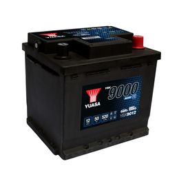 Yuasa YBX9000 - AGM 12V 50Ah 520A Starterbatterie für HYUNDAI VW KIA AUDI VAUXHALL OPEL BMW VAG 000915105CA 42526125 12E915105 YBX9012