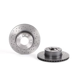 Brembo Bremsscheibe XTRA LINE vorne rechts links Gelocht/innenbel. 296mm f&uuml;r BMW 34111164839 34116767061 34111163081 09.6924.1X
