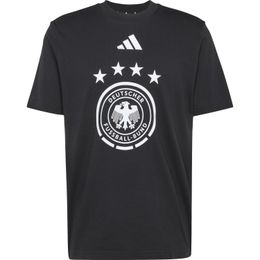 Adidas Dfb Dna Gr Tee T-Shirt Herren - schwarz - Gr. L - Baumwolle