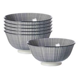 Ritzenhoff & Breker Ritzenhoff & Breker M&uuml;slischalen Takeo Stripes &oslash; 15,5 cm 6er Set