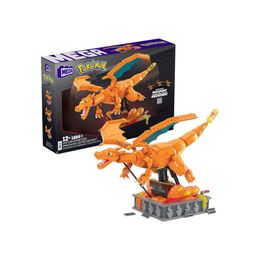 Mattel HMW05 - Mega - Pok&eacute;mon - bewegliche Glurak Figur, 1664 Teile