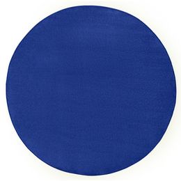 NYVI Teppich Fancy - Pflegeleicht, Strapazierf&auml;hig, f&uuml;r Fu&szlig;bodenheizung Farbe:Blau;Gr&ouml;&szlig;e:&Oslash; 200 cm