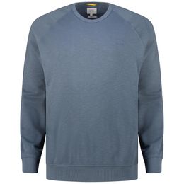 Große Größen Camel Active Sweatshirt mit Garment-Dye-Färbung Farbe dunkelblau Größe: 6XL