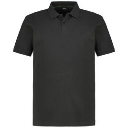 Große Größen BOSS Poloshirt aus Baumwolle Farbe schwarz Größe: 6XL