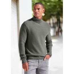 H.I.S. H.I.S Herren Rollkragenpullover, salbei, Gr&ouml;&szlig;e S (44/46)