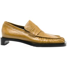 Jil Sander Loafer - Heeled Loafer Mustard - Gr. 38 (EU) - in Gr&uuml;n - f&uuml;r Damen