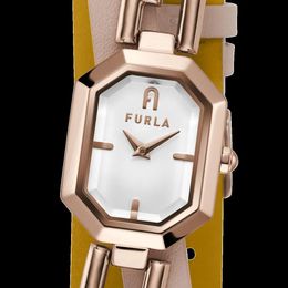 Furla Uhr - Quarz Analog Uhr Furla Octagonal - Gr. unisize - in Rosa - f&uuml;r Damen