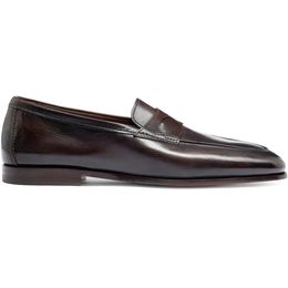 Santoni Loafer - Men's leather Carlo loafer - Gr. UK_12 - in Weiß - für Damen