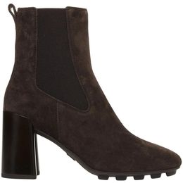 Hogan Stiefel - Suede Chelsea boots - Gr. 37 (EU) - in Braun - f&uuml;r Damen