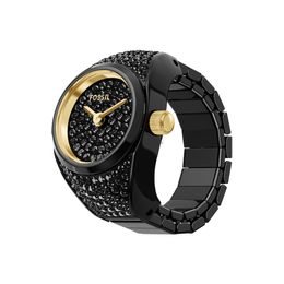 Fossil Ring Damen Gr&ouml;&szlig;e 50/60 gold / schwarz
