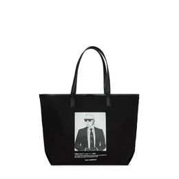 K by KARL LAGERFELD Karl Lagerfeld Shopper Herren Gr&ouml;&szlig;e One Size grau / schwarz