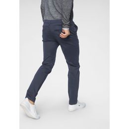 Jack & Jones JACK & JONES Herren Chinos "JPSTOLLIE JJDAVE CHINO", blau, Gr. 32, unifarben, Web, Obermaterial: 98% Baumwolle, 2% Elasthan, Hosen