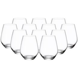 Villeroy & Boch VILLEROY & BOCH Glas "Wassergläser Ovid 420 ml 12er Set transparent", 12 tlg., transparent, Trinkgefäße