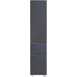 Seitenschrank Welltime, B:40cm H:180cm T:35cm, grau, MDF, Schr&auml;nke, "S&ouml;lden"