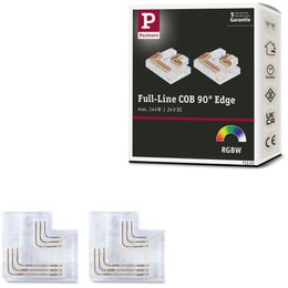Paulmann Kabelverbinder-Sortiment "MaxLED LED Strip Full-Line COB Edge 0,02m max. 144W RGBW", B:21mm H:3,6mm, silber, Kabelverbinder, Farbwechsler,