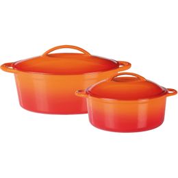 GSW Topf-Set "Orange Shadow", orange, Töpfe, Induktion