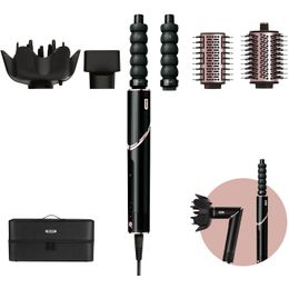 SHARK Multihaarstyler "FlexStyle 5-in-1 Haarstyler und -trockner - Schwarz HD446EU", schwarz, B:4,57cm H:34,3cm T:4,57cm, Multihaarstyler, Mit einer