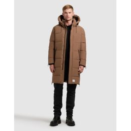 Khujo Damen Steppmantel "PIKE"rust braun, Gr. M, unifarben, 73% Nylon, 27% Baumwolle, M&auml;ntel