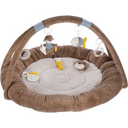 babyFEHN FEHN Baby Baby Gym "Otter Theo, 3-D-Activity-Nest Otter", braun, Spielbögen