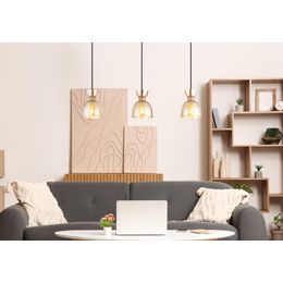Globo LIGHTING H&auml;ngeleuchte "MASSEY", H: 120cm, 1 Stk., gold, Wohnzimmer, Leuchten, H&auml;ngelampe Esszimmer-Leuchte Esstischleuchte Wohnzimmer