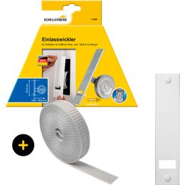 Schellenberg Einlass-Gurtwickler "Unterputz, inkl. Abdeckplatte wei&szlig; und Rollladengurt in grau oder wei&szlig;", 1 Stk., grau, Gurtwickler, 21,5 cm