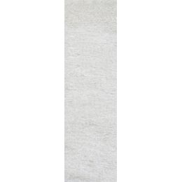 Hochflor-L&auml;ufer my home, B:67cm H:43mm L:230cm, beige, Kunstfaser, Teppiche, "Malin", Uni-Farben, leicht gl&auml;nzend, besonders flauschig durch