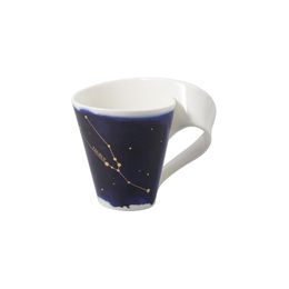 Villeroy & Boch VILLEROY & BOCH Tasse "Tasse Stier NewWave Stars 300 ml wei&szlig;-blau", wei&szlig;, Trinkgef&auml;&szlig;e