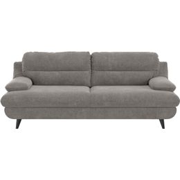 3-Sitzer COTTA, B:218cm T:95cmsand, 92% POLYESTER (PES) / 8% POLYAMID (PA), Sofas