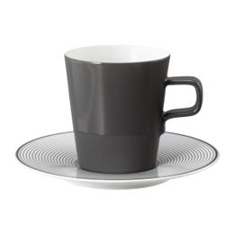 Seltmann Weiden Tasse "No Limits Moments", &Oslash; 11,7cm x 9,9cm, 370ml, 1 Stk., grau, Trinkgef&auml;&szlig;e, Milchkaffeeobertasse 0,37 l