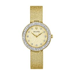 Bulova Damen Quarzuhr "Goddess of Time"goldfarben, Armbanduhren