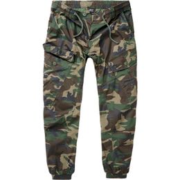 Brandit Damen Cargohose "Brandit Herren Ray Vintage Trousers"woodland, Gr. XXXL, unifarben, 98% Baumwolle, 2% Elasthan, Hosen