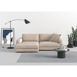 Ecksofa Trendmanufaktur, B:250cm H:84cm T:176cm, grau, 92% Polyester, 8% Nylon, Wohnzimmer, Sofas, "Bourbon, Mega Designsofa mit tollem Sitzkomfort,