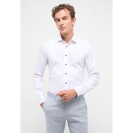 Eterna Herren Langarmhemd "SLIM FIT"wei&szlig;, Gr. 38, Twill, 96% cotton, 4% Elasthan, Hemden, NON IRON (b&uuml;gelfrei)