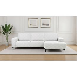 Ecksofa OTTO HOME, B:280cm H:85cm T:152cm, beige, Struktur weich (100% Polyester);Luxus-Microfaser (100% Polyester);Webstoff (100% Polyester),