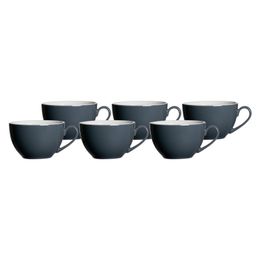 Ritzenhoff & Breker Tasse "Kaffeetassen Doppio 200 ml 6er Set", grau, RITZENHOFF & BREKER, Trinkgefäße