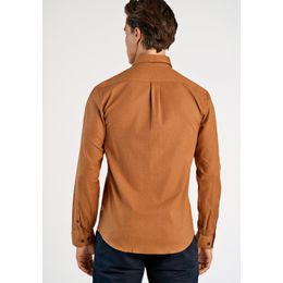 LINDBERGH Herren Businesshemd "LINDBERGH Business-Casual-Hemd", gelb, Gr. L, Obermaterial: 98% Baumwolle, 2% Elasthan, Hemden