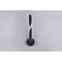 LED Wandleuchte "GINKO, LED Wandlampe mit Schalter, 11W 1250 Lumen 3000K warmwei&szlig;", 1, H: 45,5cm, 1 Stk.schwarz matt, REALITY LEUCHTEN, Leuchten,