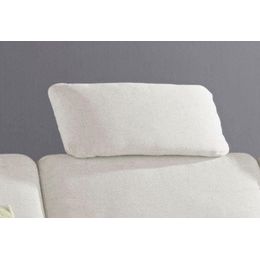 Sit & More Kopfst&uuml;tze SIT & MORE, B:50cm H:59cm T:10cm, beige, Metall, Polyester, Polsterauflagen, "Sorano"