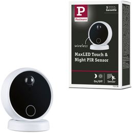 Paulmann Sensor "MaxLED DC3V Weiß, Schwarz", Ø:4,83cm, schwarz-weiß, Sensoren, Memoryfunktion, Dimmer, Ein-/Ausschalter