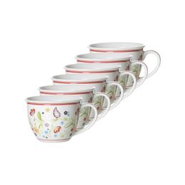 Ritzenhoff & Breker Tasse "Jumbotassen Shanti 350 ml 6er Set bunt", bunt, RITZENHOFF & BREKER, Trinkgefäße