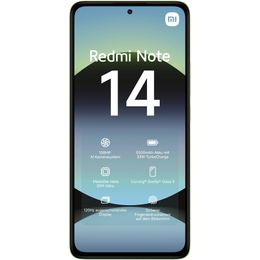 Xiaomi Smartphone "Redmi Note 14", 128 GB, gr&uuml;n, Mobiltelefone