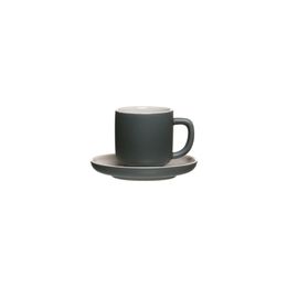 Ritzenhoff & Breker Tasse "Espressotasse mit Untertasse Jasper 100 ml", 2 tlg., grau, RITZENHOFF & BREKER, Trinkgefäße