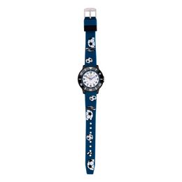 Cool Time Kinder Quarzuhr "The Cool New Soccer", blau, Armbanduhren, Armbanduhr, Silikonarmband, Kinderuhr, Junge, analog