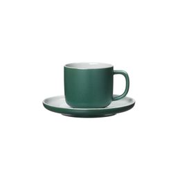 Ritzenhoff & Breker Tasse "Kaffeetasse mit Untertasse Jasper 240 ml", 2 tlg., grün, RITZENHOFF & BREKER, Trinkgefäße