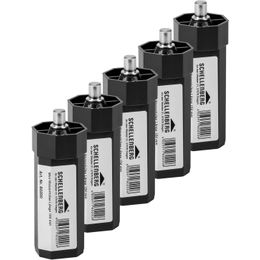Schellenberg Walzenh&uuml;lse "Mini f&uuml;r 40 mm Achtkantwellen", 5 Stk., grau, Walzenh&uuml;lsen, Rollladenzubeh&ouml;r zur Verbindung von Rollladenwelle und Wandlager