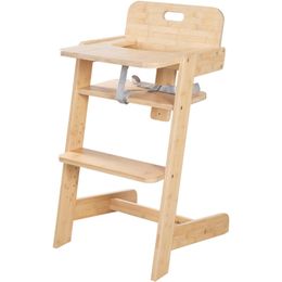Roba Kinder Hochstuhl "Lernturm Nature Up", beige, Bambus, Stühle