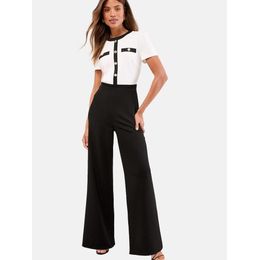 Lipsy Jumpsuit female Black, White size 18