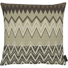 Kissenh&uuml;lle Apelt, B:49cm H:0,5cm L:49cm, grau, Polyester, Obermaterial: 70% Polyester, 20% Baumwolle, 10% Polyacryl, Kissenbez&uuml;ge, "Ipanema"