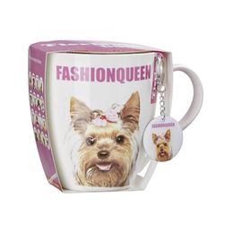 Ritzenhoff & Breker Tasse "Jumbotasse Fashionqueen 600 ml bunt", bunt, RITZENHOFF & BREKER, Trinkgefäße